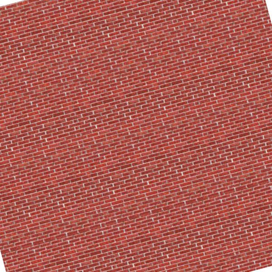 OO Gauge Modern Red Brick Sheet - Etsy