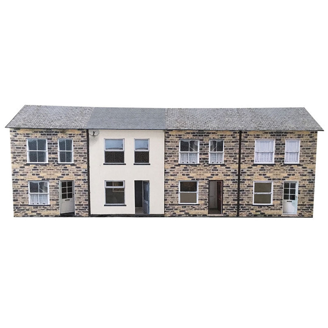 OO Gauge Low Relief Terraced Houses 1 - Etsy UK