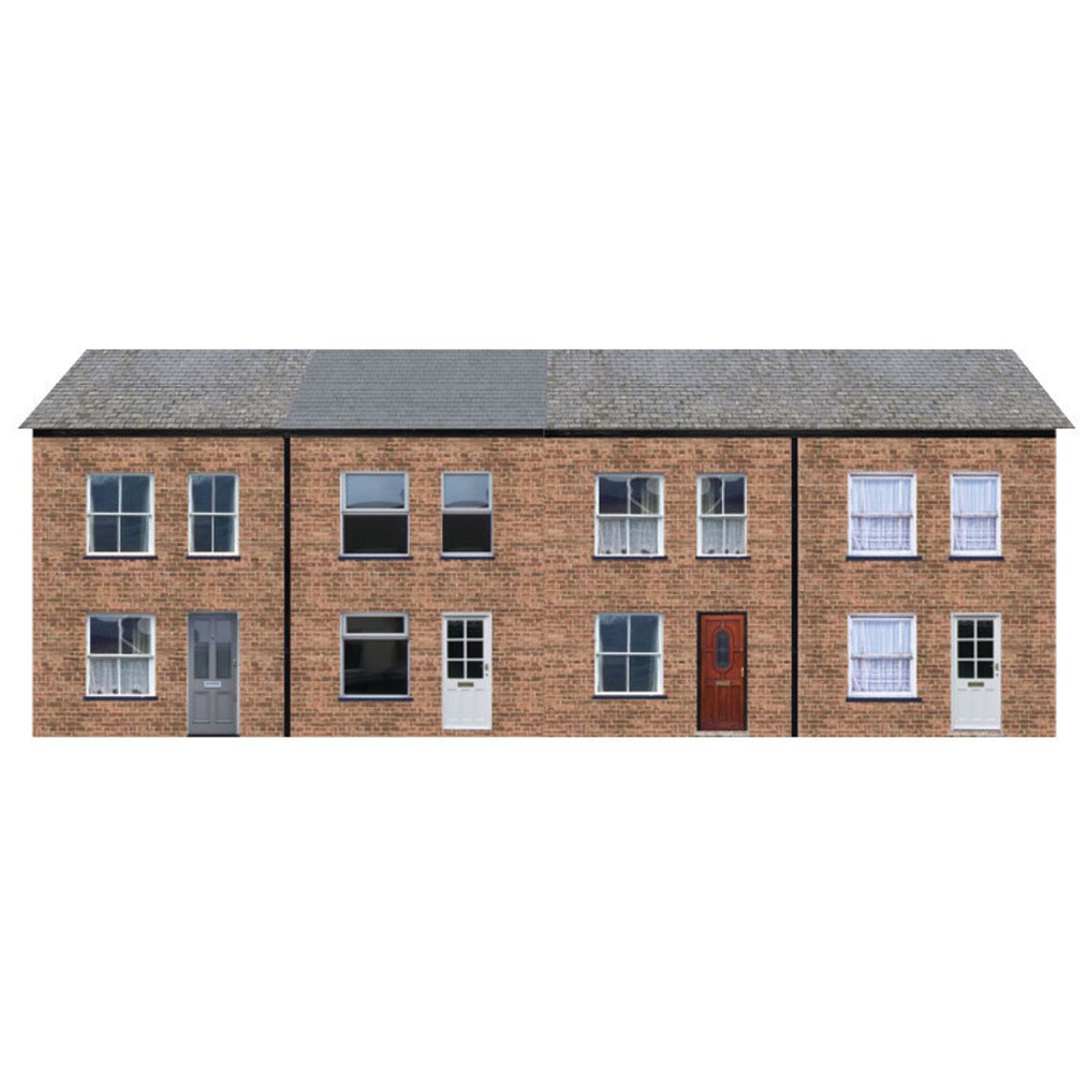 OO Gauge Low Relief Terraced Houses 3 - Etsy