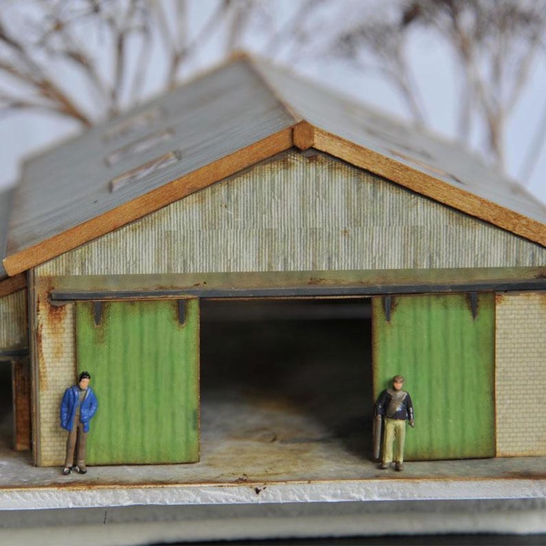 OO Gauge Corrugated Farm Building - Etsy