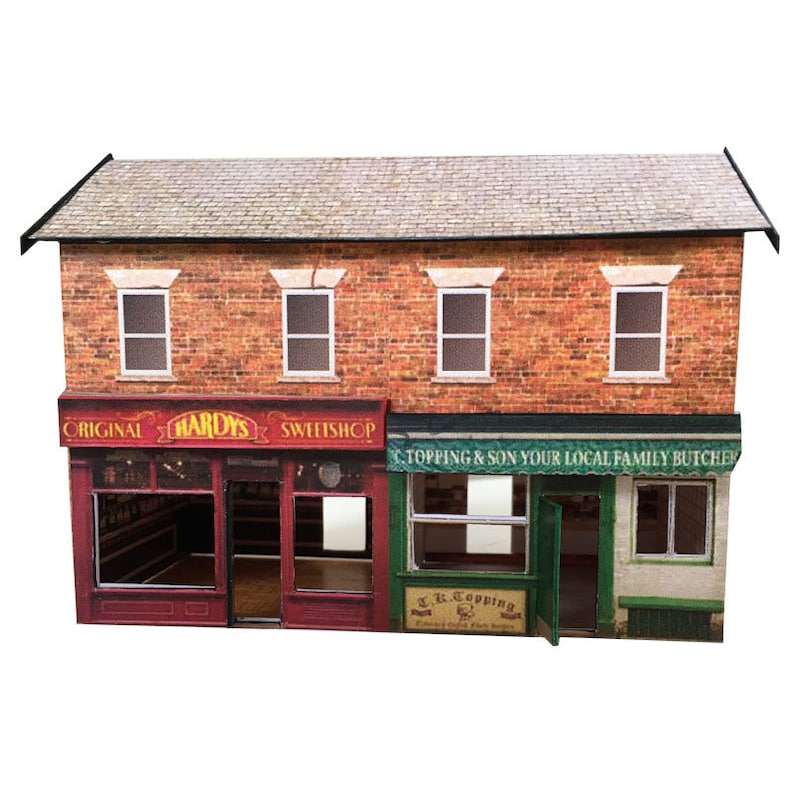 OO Gauge Semi Detached Butchers and Sweet Shop - Etsy
