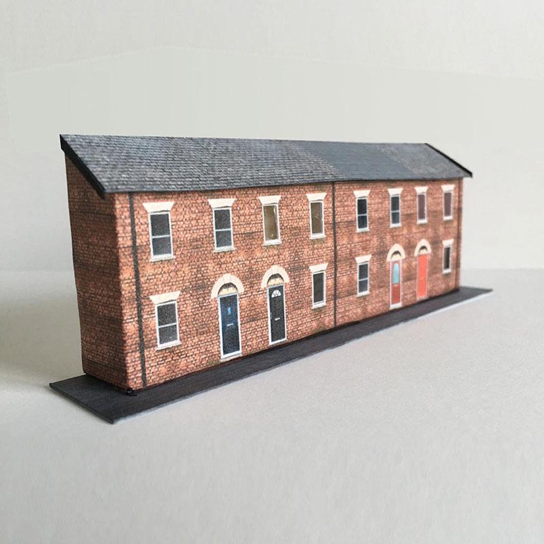 N Gauge Low Relief Terraced Houses 001 - Etsy UK