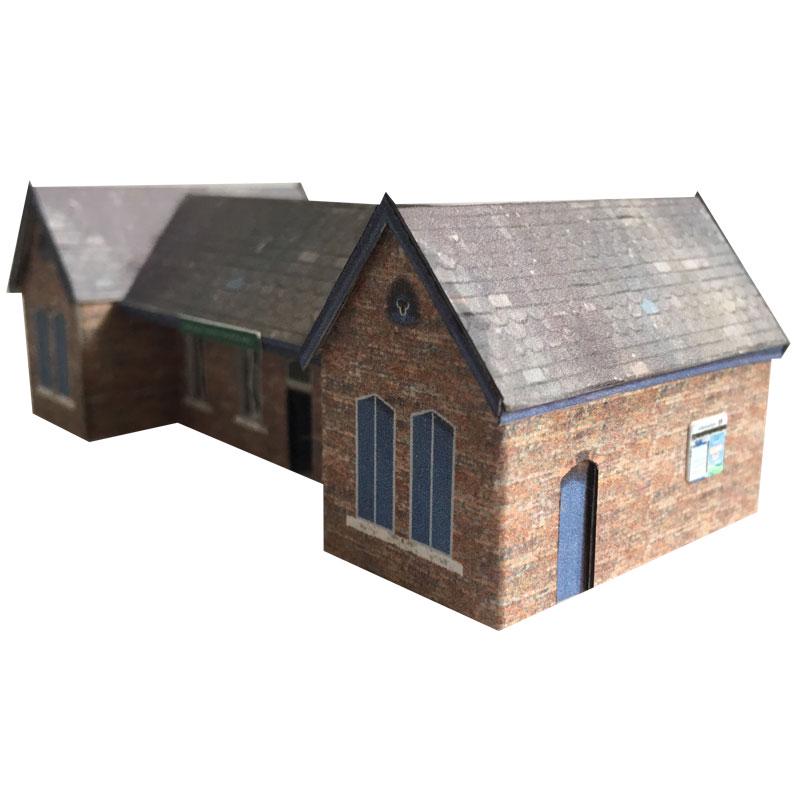 OO Gauge Old Style Railway Station 2 - Etsy UK