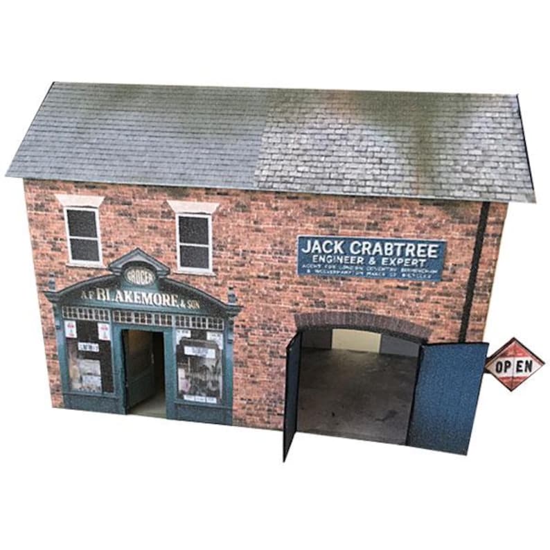 OO Gauge Semi Detached Shops 2 - Etsy