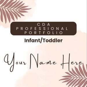 Portfolio Cover Page Preschool - Etsy