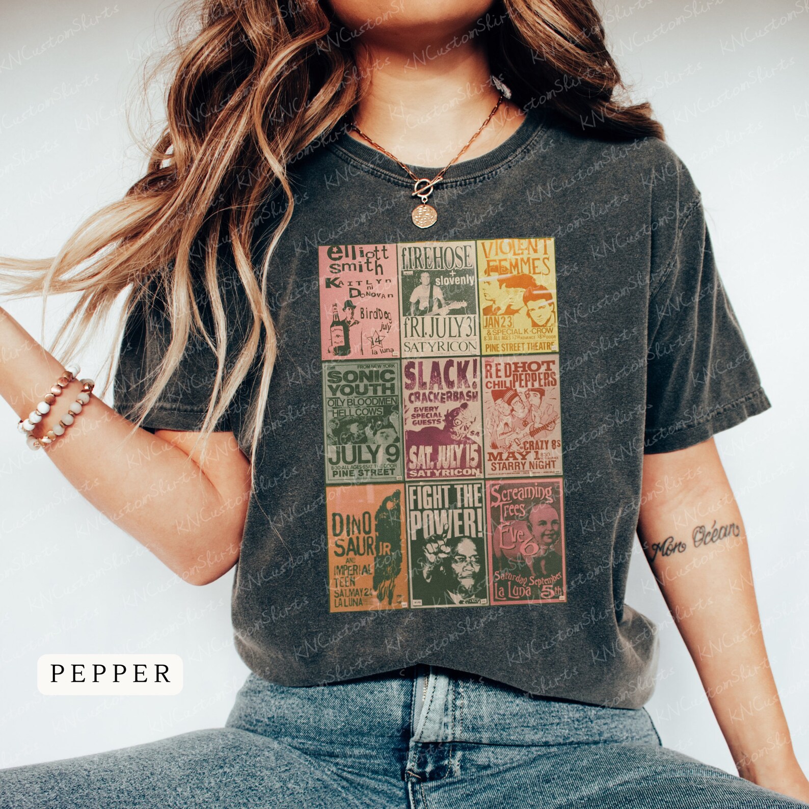 Rock Posters Comfort Colors® Graphic Tee, Rock Bands Shirt, Vintage ...