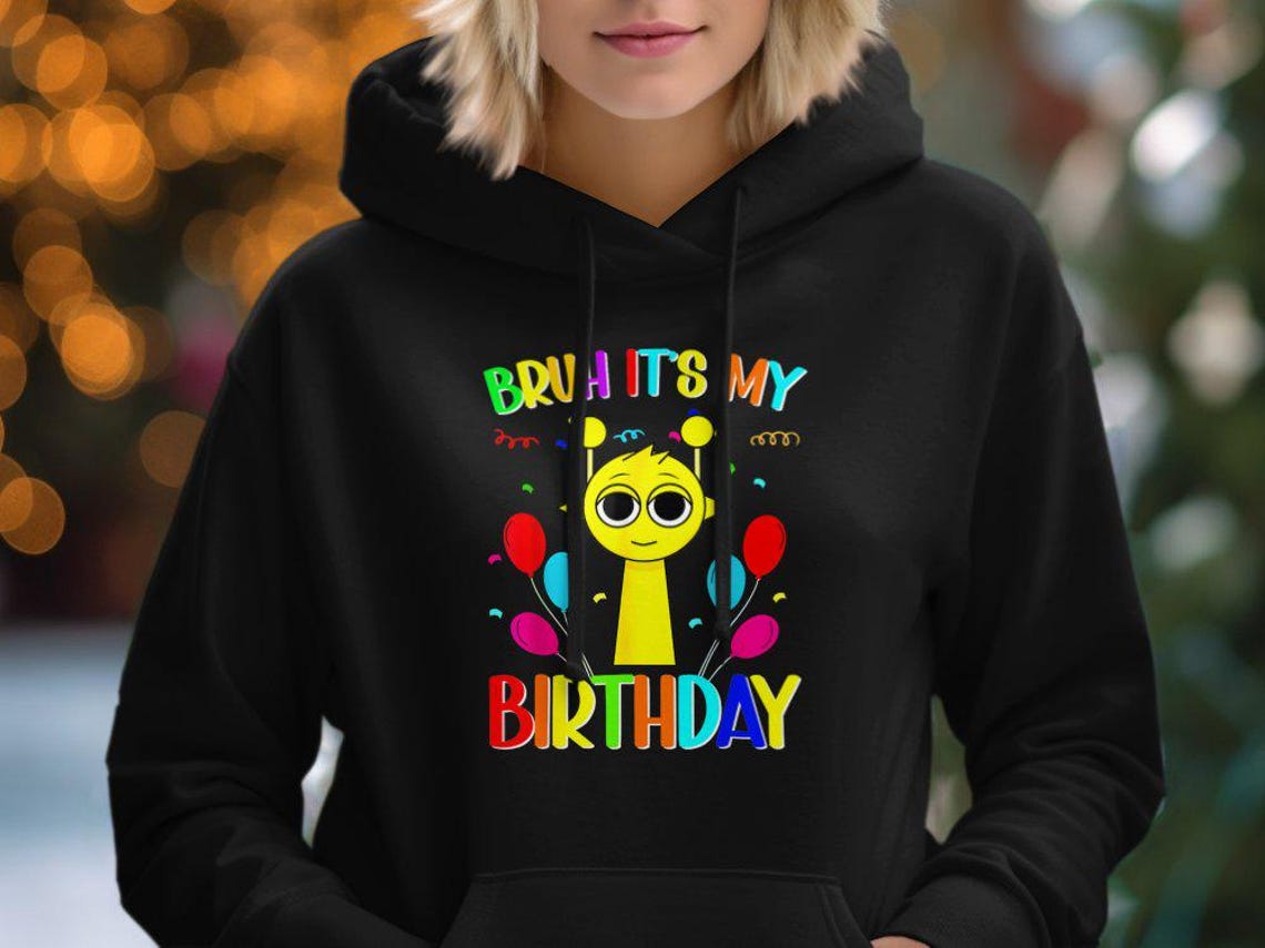 Sprunki Kids Birthday PNG - 'it's My Birthday' Digital Design for Party ...