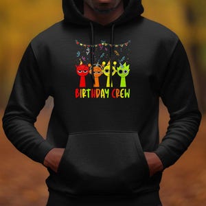 Sprunki Birthday Crew PNG - Party Decorations for Boys, T-shirt Design ...