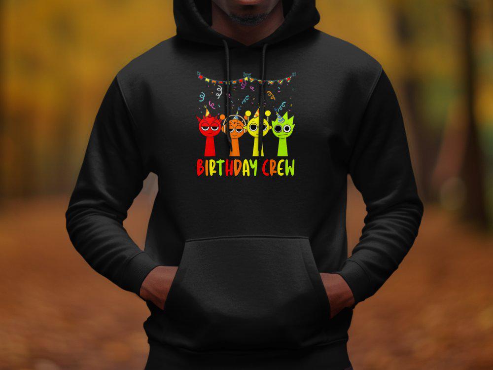 Sprunki Birthday Crew PNG - Party Decorations for Boys, T-shirt Design ...