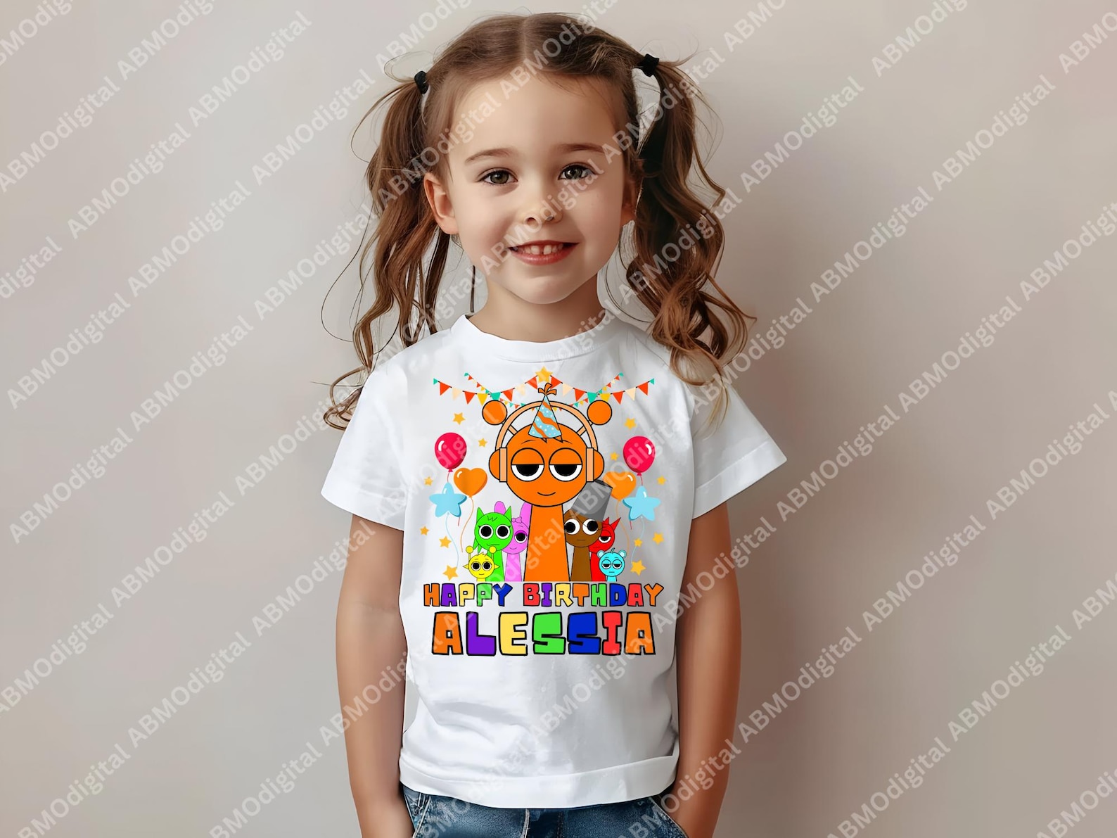 Custom Sprunki Birthday, Personalized Name Sprunki Birthday for Kids ...