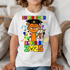 Sprunki Graduation Super Grad Class of 2025 PNG, Graduation Super ...