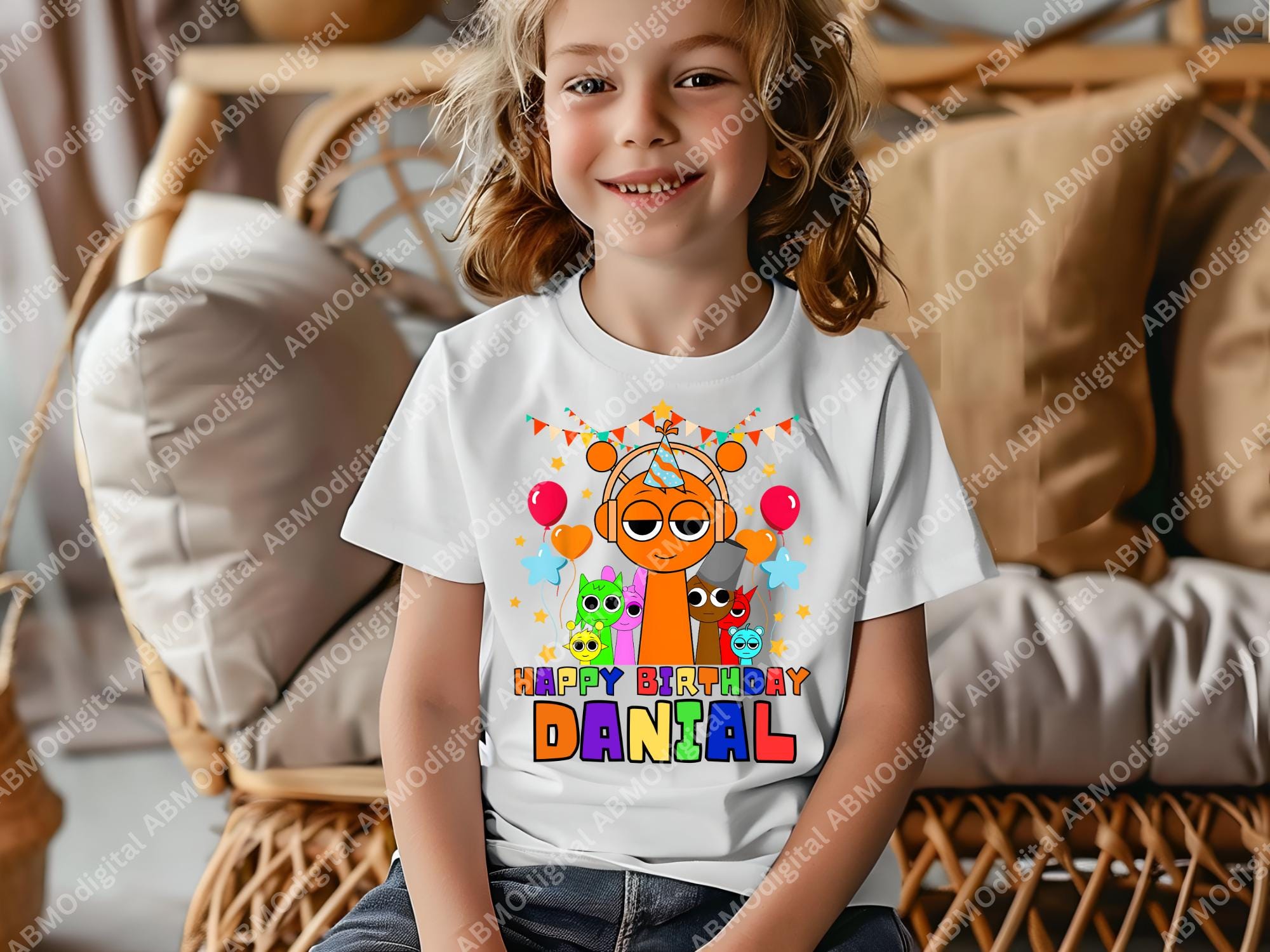 Custom Sprunki Birthday, Personalized Name Sprunki Birthday for Kids ...