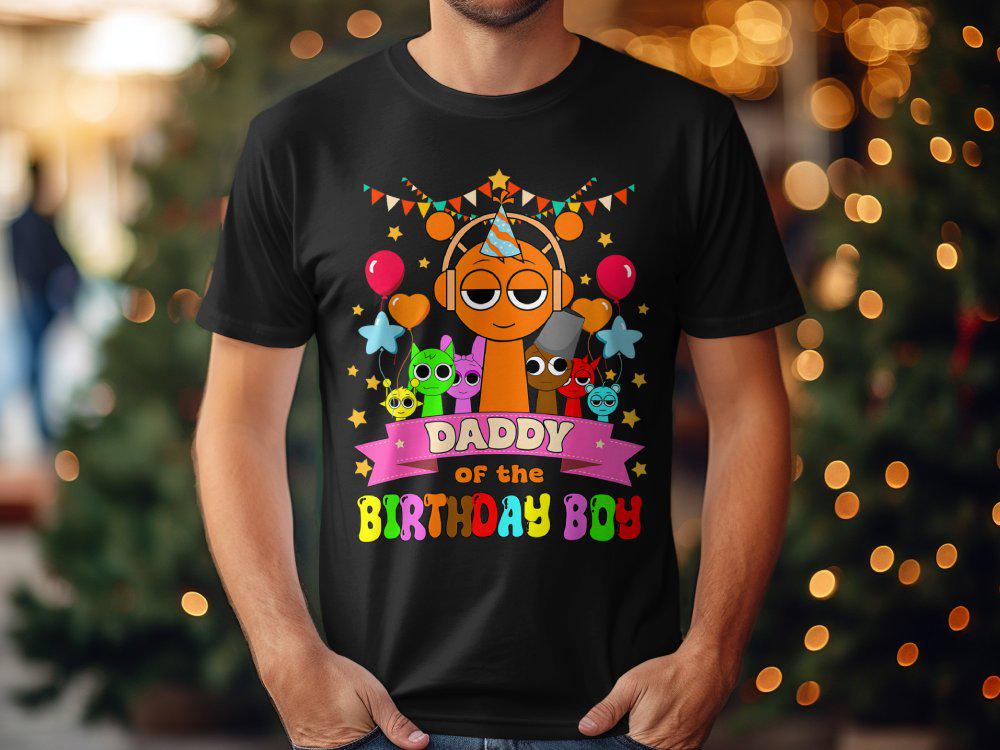 Daddy of the Birthday Boy PNG - Sprunki Party Bday Theme Digital Design ...