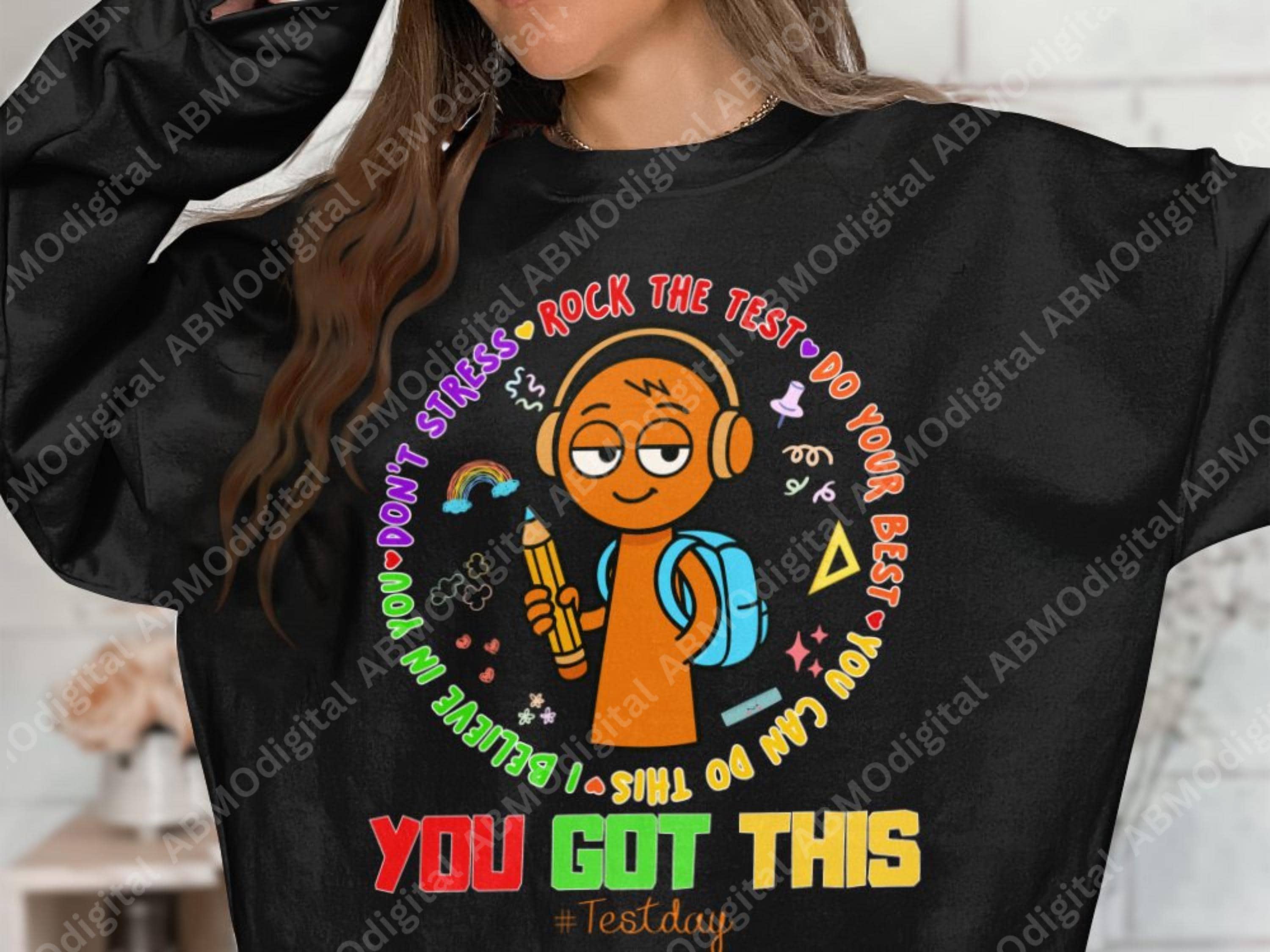 Sprunki Rock the Test PNG, Test Day Teacher PNG, You Got This ...