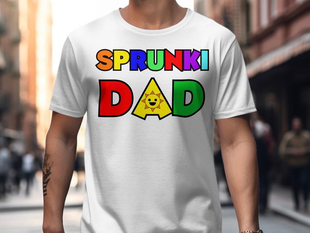 Sprunki Dad PNG, Father’s Day Sprunki Toys, Fun Dad Gift, Sprunki Shirt ...