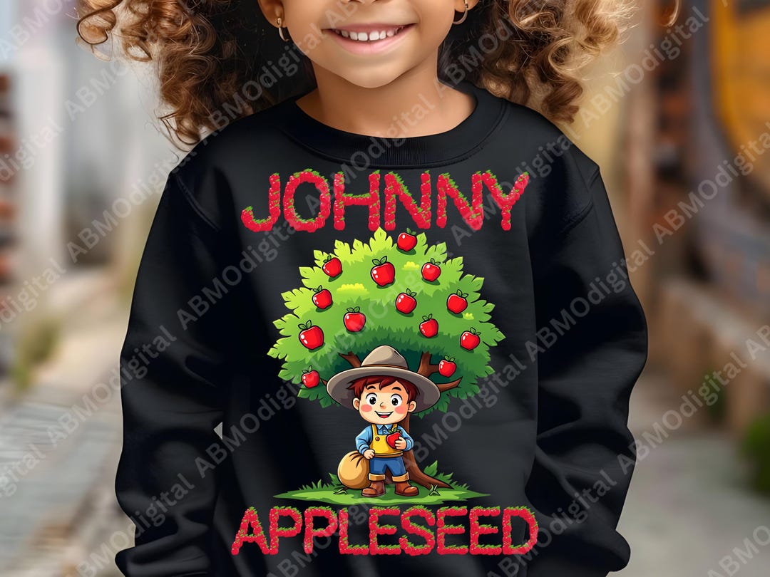 Johnny Appleseed Day Apple PNG, Apple Lovers Design, Apple Day ...