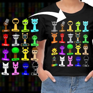 All Sprunki Toys With Names PNG, Boys & Girls Sprunki Game Digital ...