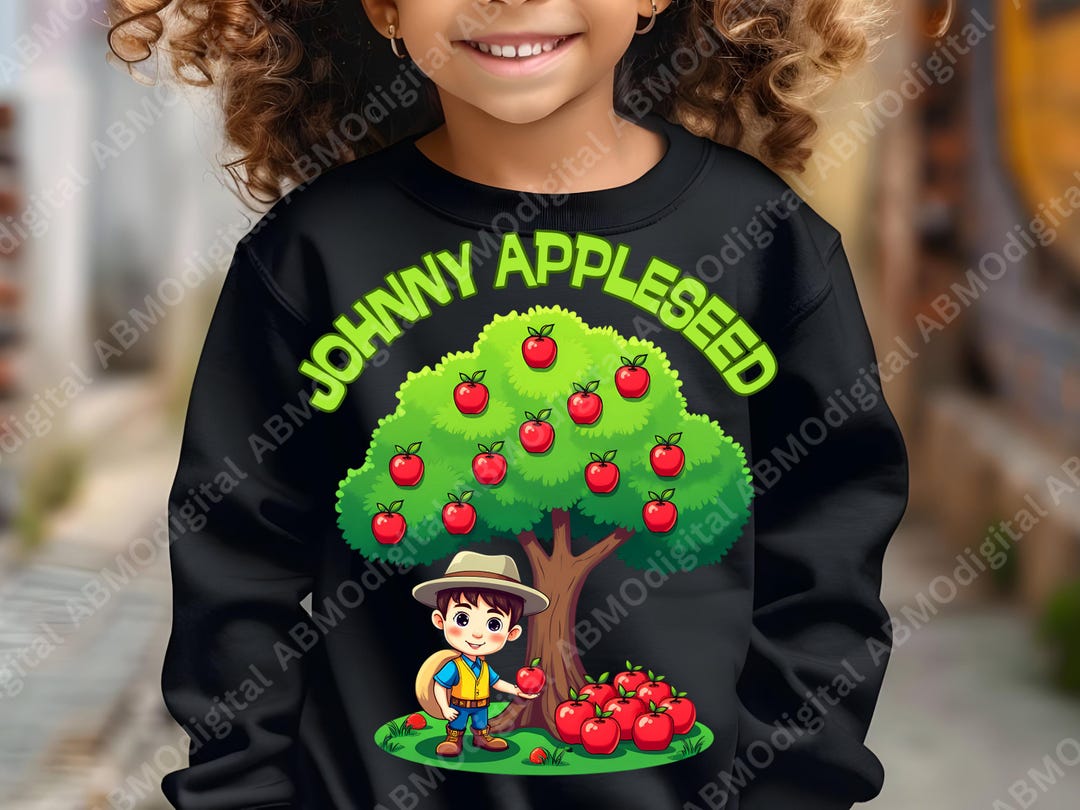 Johnny Appleseed Day Apple PNG, Apple Lovers Design, Apple Day ...