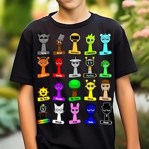 All Sprunki Toys With Names PNG, Boys & Girls Sprunki Game Digital ...