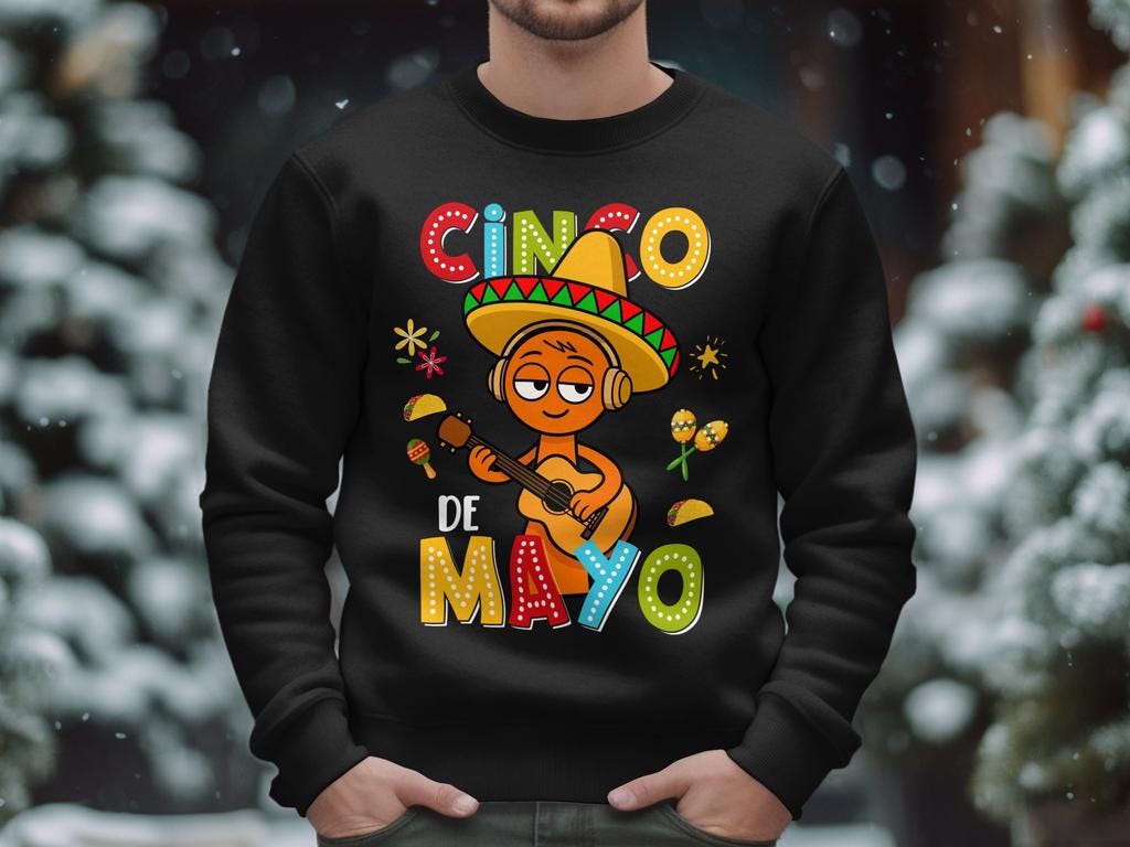 Sprunki Cinco De Mayo PNG, Funny Fiesta Shirt Design for Men Women Kids ...