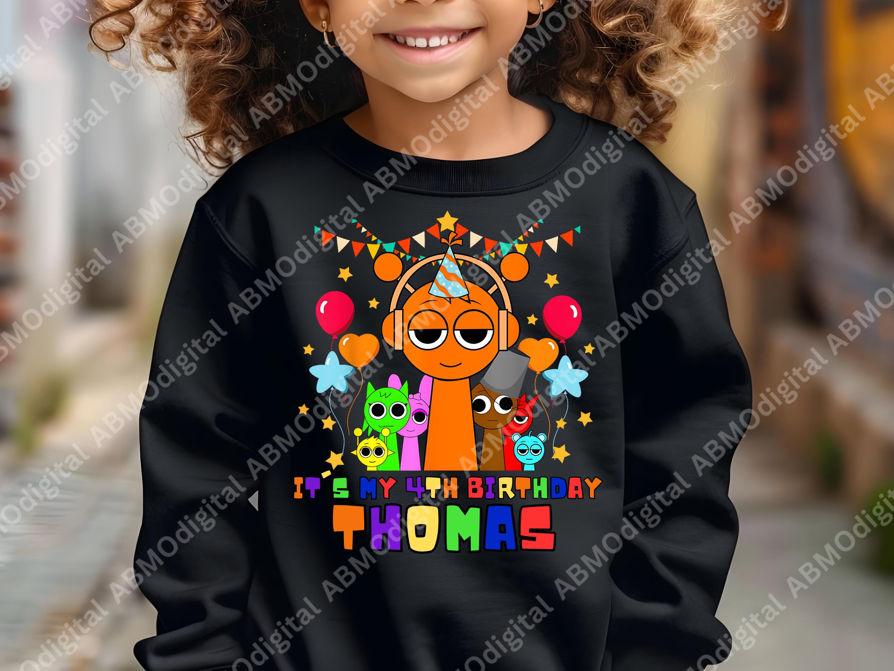 Custom Sprunki Birthday, Personalized Name and Age Sprunki Birthday for ...