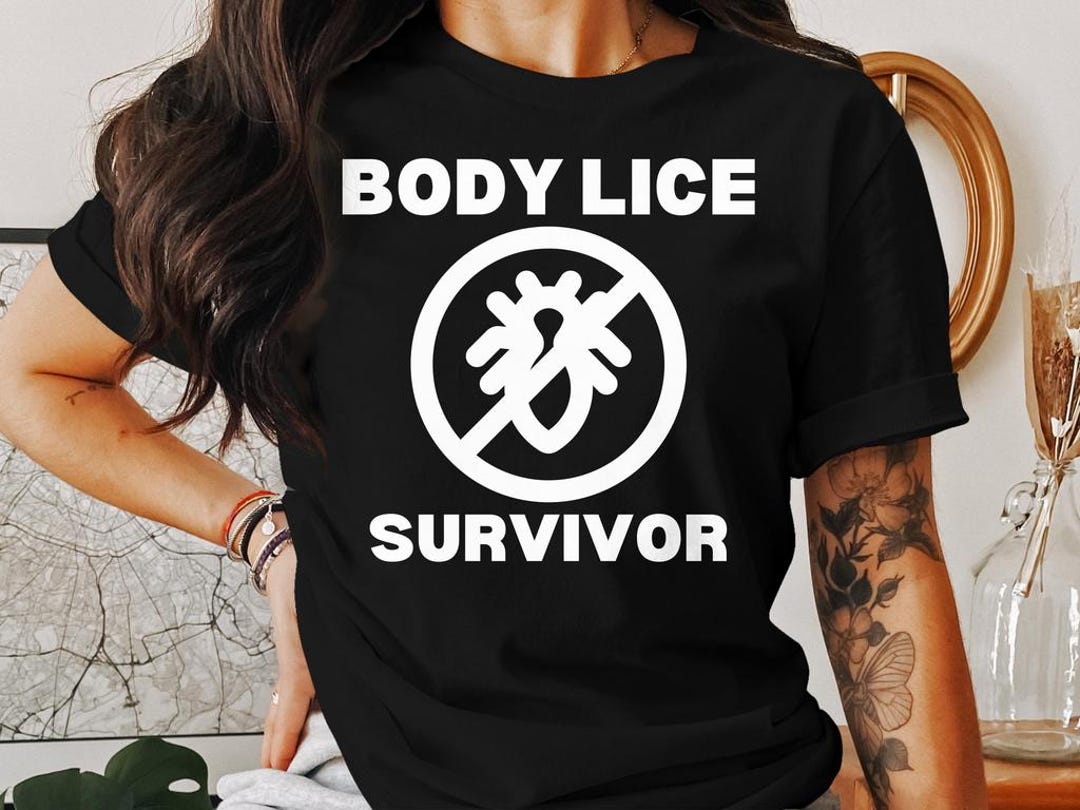Body Lice Survivor PNG Funny Itch-free Humor Digital Download Quirky ...