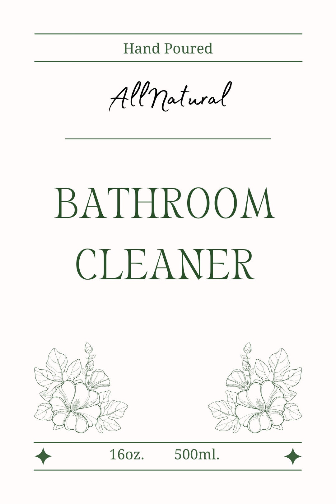 Cleaning Product Labels printable - Etsy