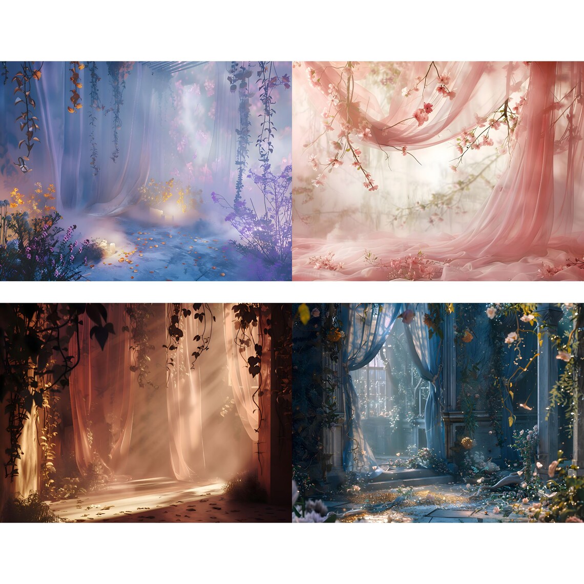 Déjà Vu Dreamland Digital Backdrop, Romantic Fantasy Lighting ...