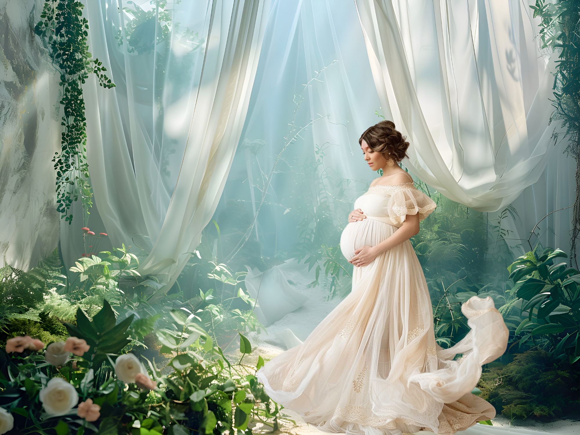 Déjà Vu Dreamland Digital Backdrop, Romantic Fantasy Lighting ...
