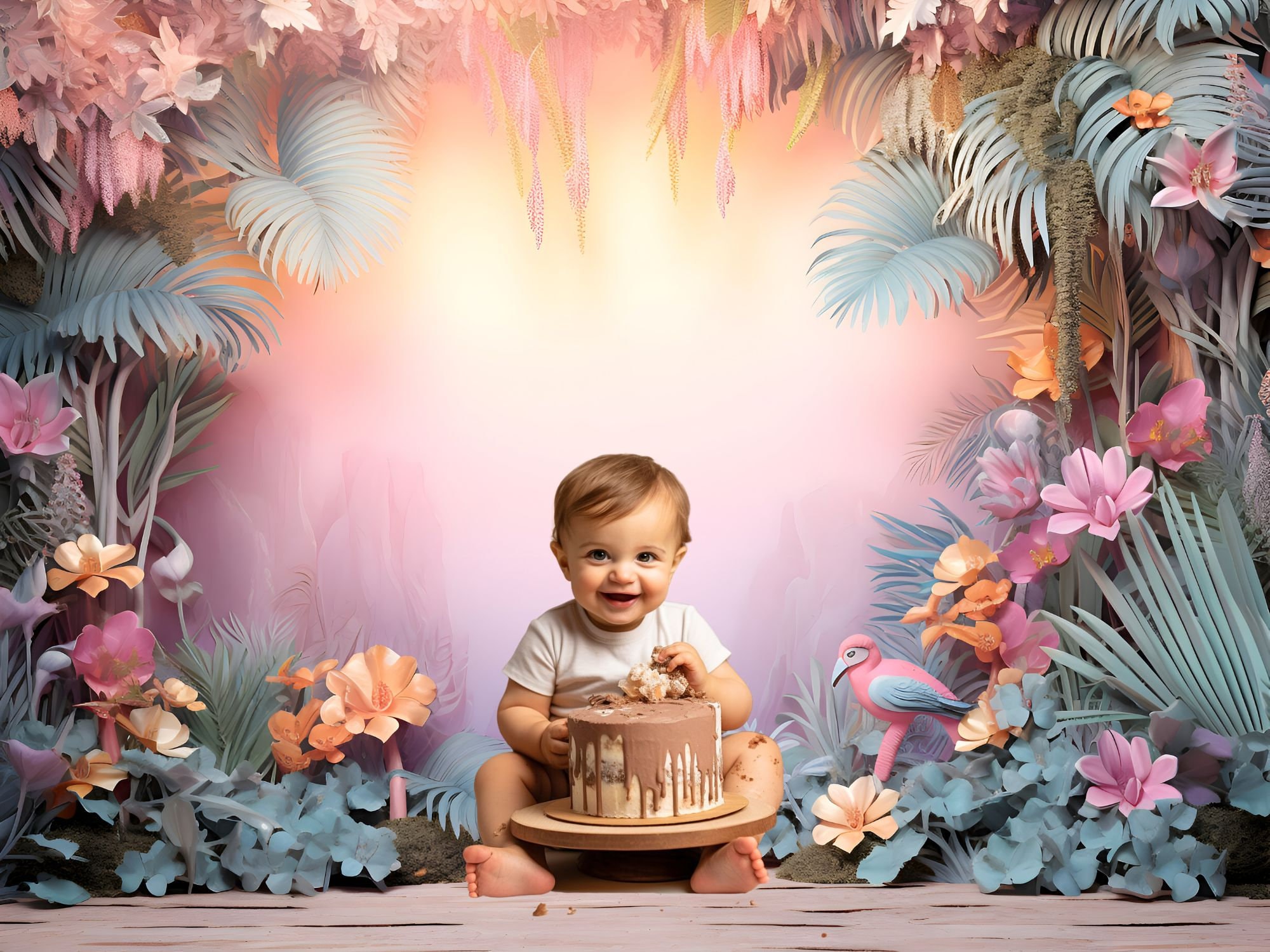 Jungle Safari Digital Backdrops, Child Photography Studio Backdrops ...