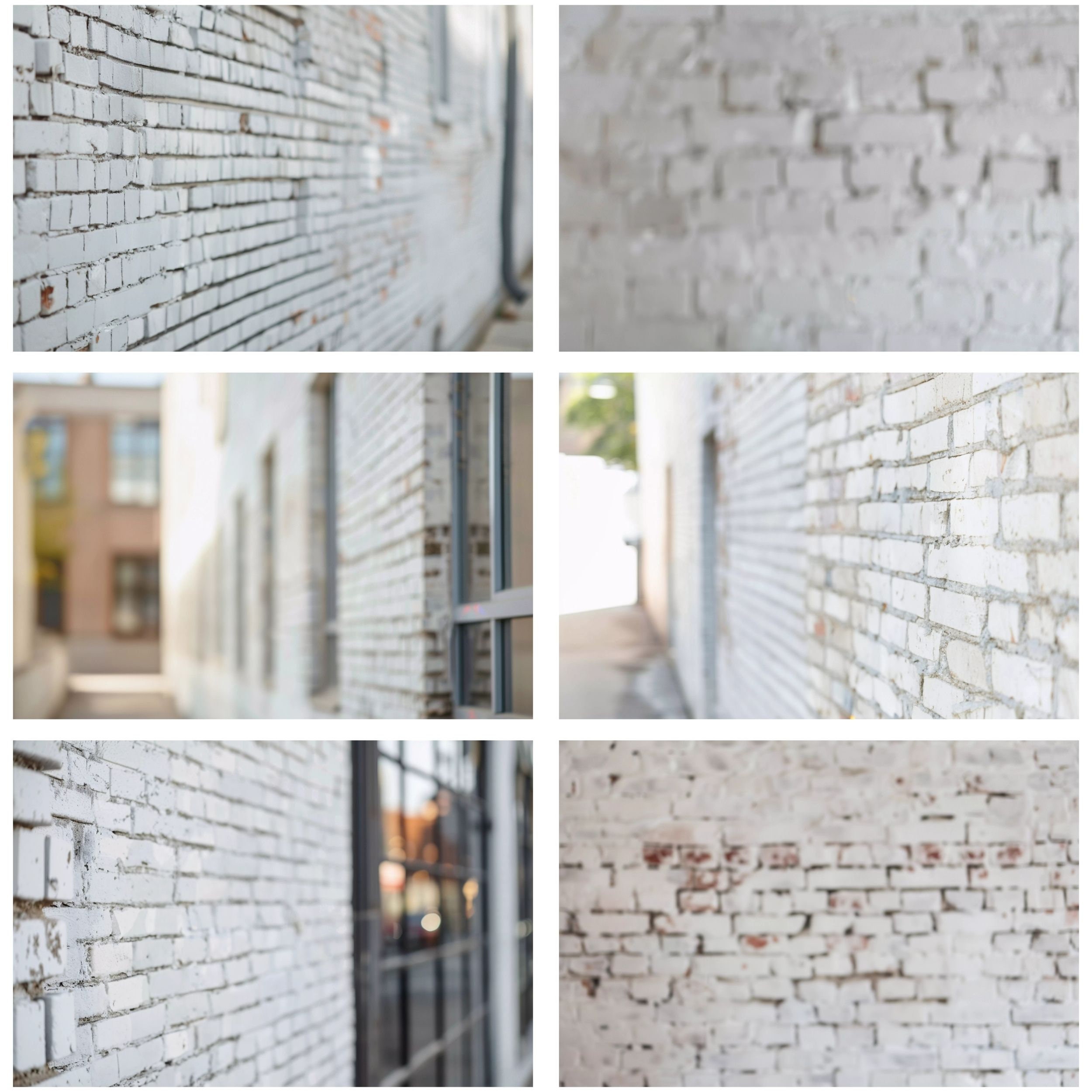 Soft Focus Brick Wall Alley Digital Backdrops, Blurred Professional ...