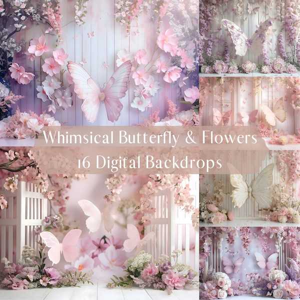 Butterfly Backdrop - Etsy