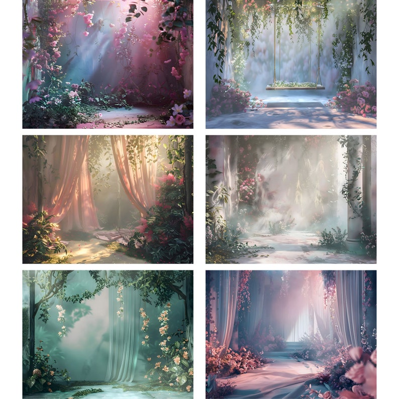 Déjà Vu Dreamland Digital Backdrop, Romantic Fantasy Lighting ...