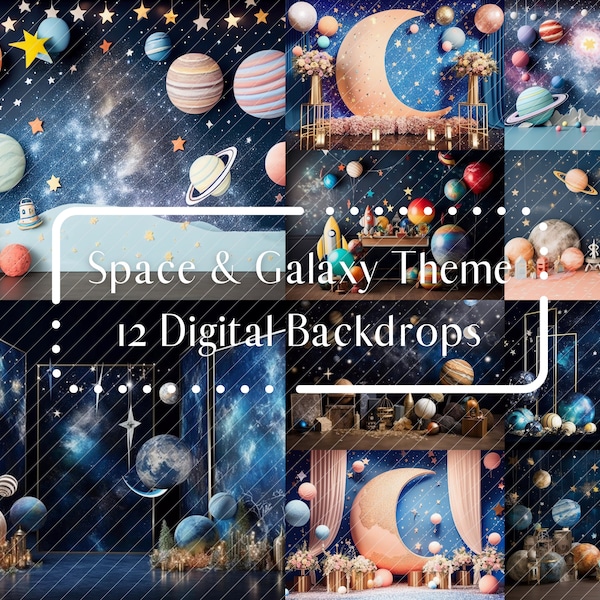 Galaxy Photography Backdrop - Etsy