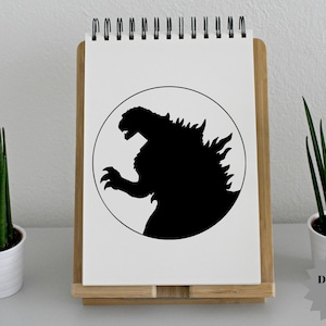 Godzilla Svg, Godzilla Silhouette, Godzilla Clip Art, Godzilla Cut File ...