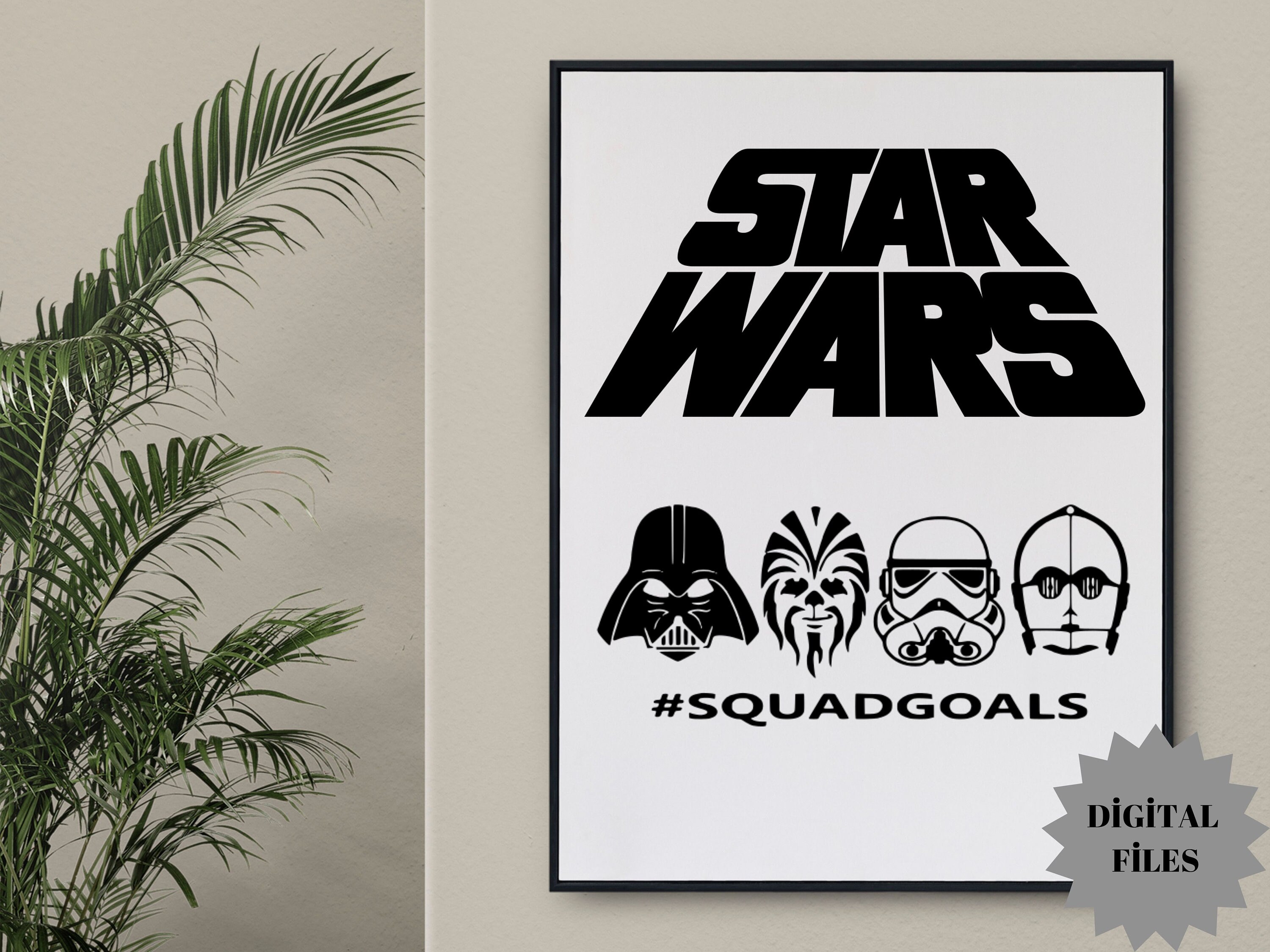Star Wars SVG Bundle, Star Wars Squad Goal SVG, Star Wars Clipart, Star ...