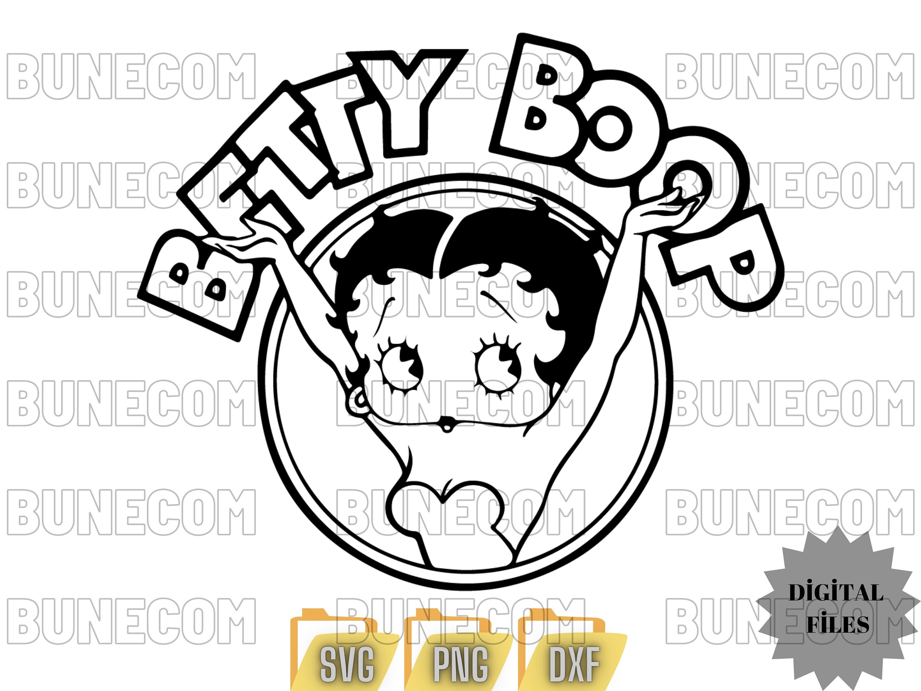 Betty Boop Svg Bundle Betty Boop Layered Svg American Girl Etsy