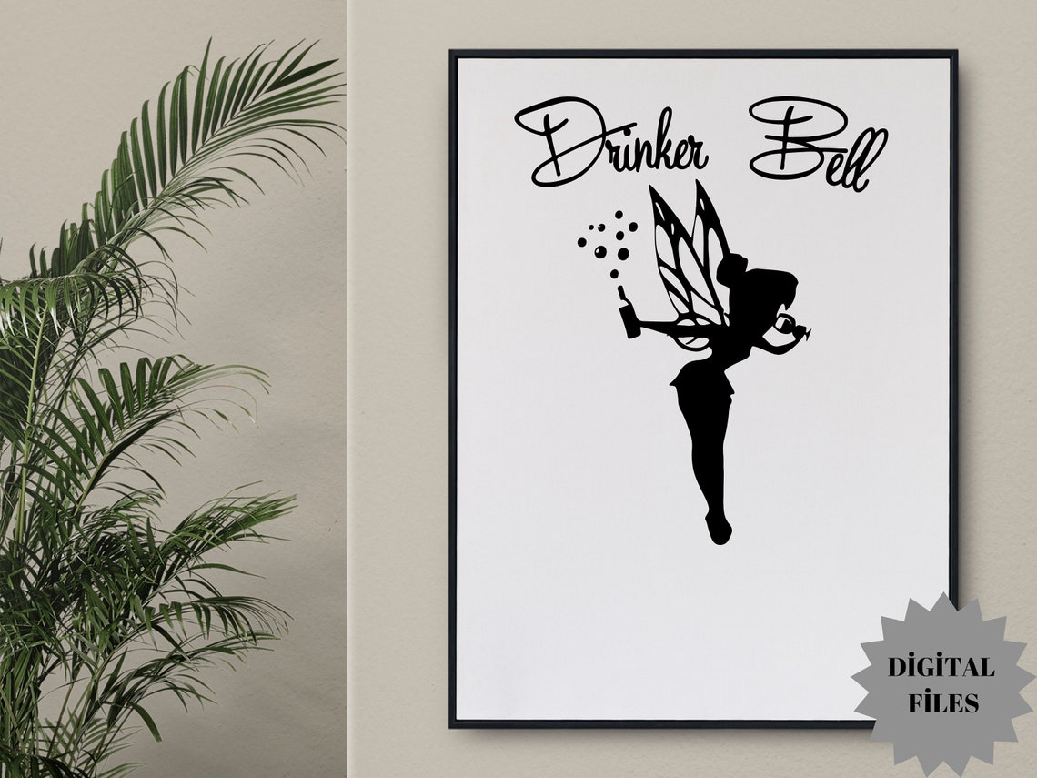 Drinkerbell Svg, Tinkerbell SVG Bundle, Tinkerbell Png, Tinkerbell ...
