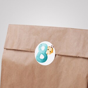 Safari Animals Birthday Number Cake Toppers, Jungle Animals Cutouts ...
