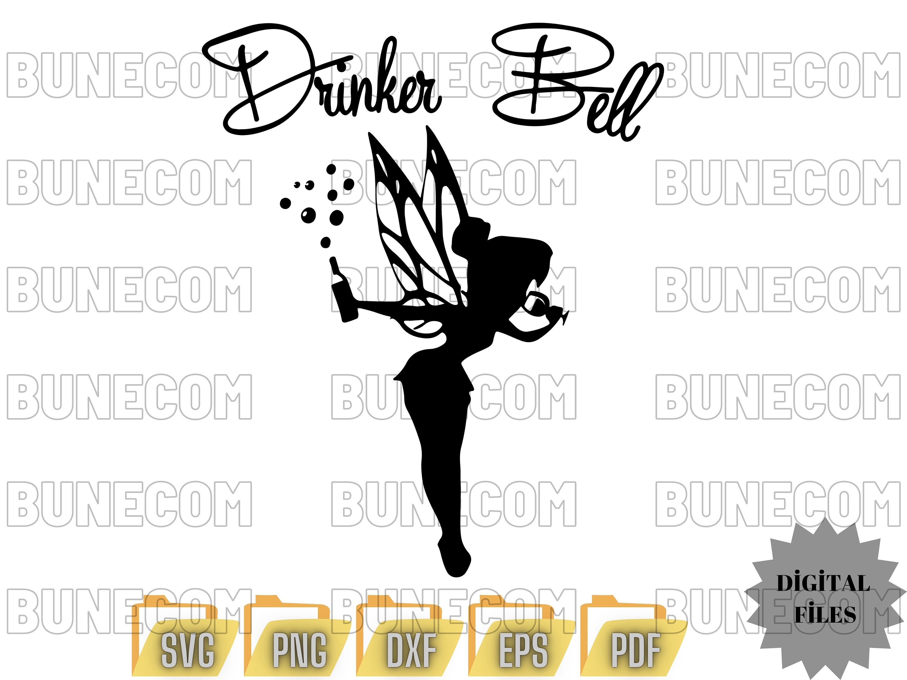 Drinkerbell Svg, Tinkerbell SVG Bundle, Tinkerbell Png, Tinkerbell ...