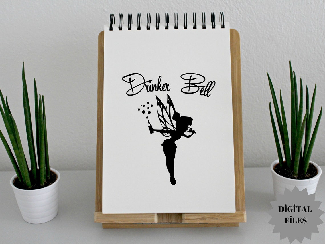 Drinkerbell Svg, Tinkerbell SVG Bundle, Tinkerbell Png, Tinkerbell ...