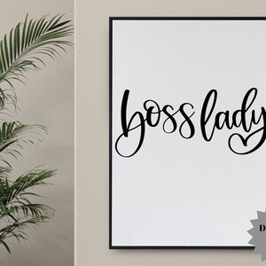 Boss Lady Svg File, Svg Files for Cricut, Womens Shirt Svg, Boss Lady ...