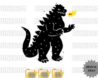 Godzilla Svg Bundle, Godzilla Svg, Godzilla Silhouette, Godzilla Clip ...