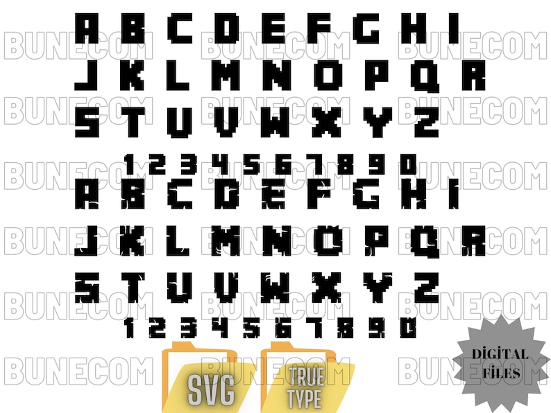 Video Gaming Svg Bundle, Mine Font True Type, Mine Digital Svg, Mine ...