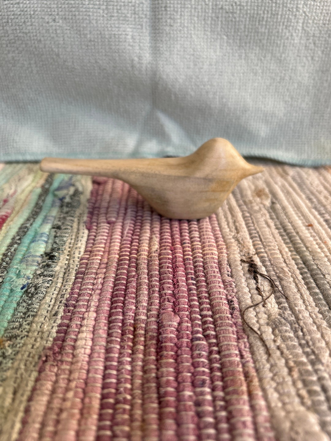 Hand Carved Wooden Comfort Bird - Etsy