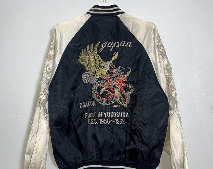 Vintage Rare 80's Cropped Head Japan Sukajan Yoshiwara Yukaku 'oiran ...