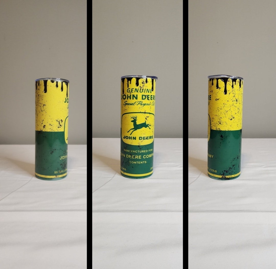 Tractor Tumbler. Insulated Tumbler With Straw. 20oz Skinny Straight ...