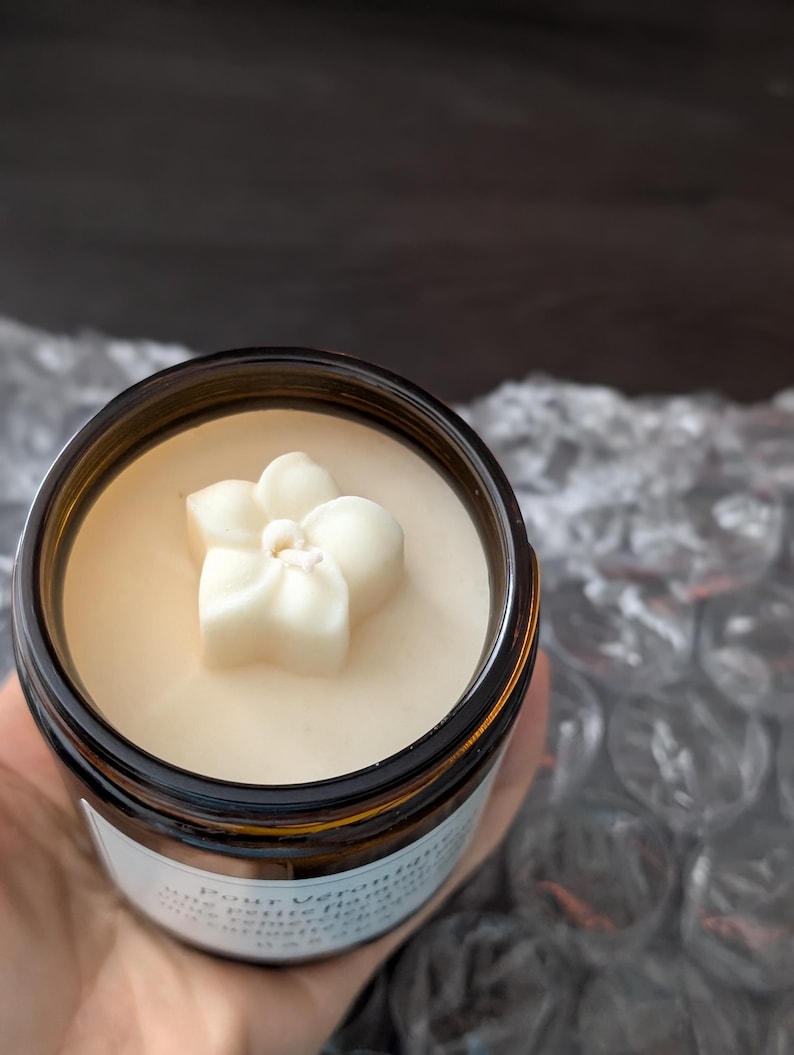 Velours Ambré – Warm Amber & Peach Blossom Candle 8OZ | Cozy Luxury Soy ...