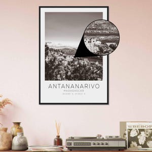 Antananarivo Madagascar Travel Photo Poster BW, Antananarivo Travel ...