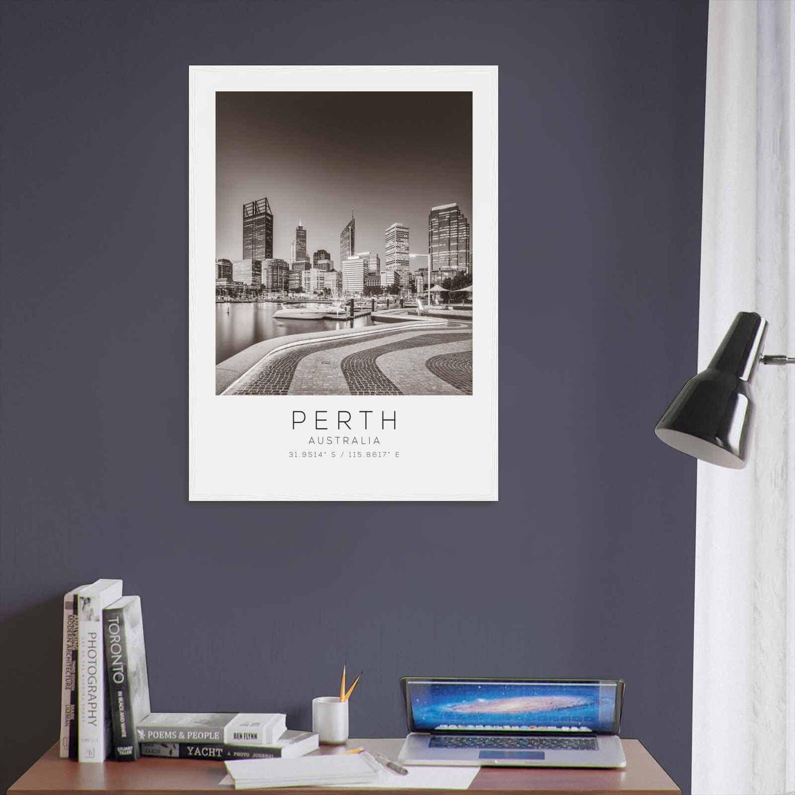 Perth Australia Travel Photo Poster BW, Perth Travel Print, Minimalist ...